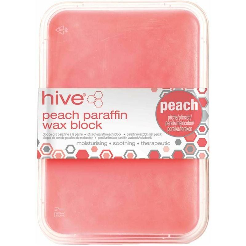 Hive Low Melt Paraffin Peach Block 450g | Salon Brands Direct